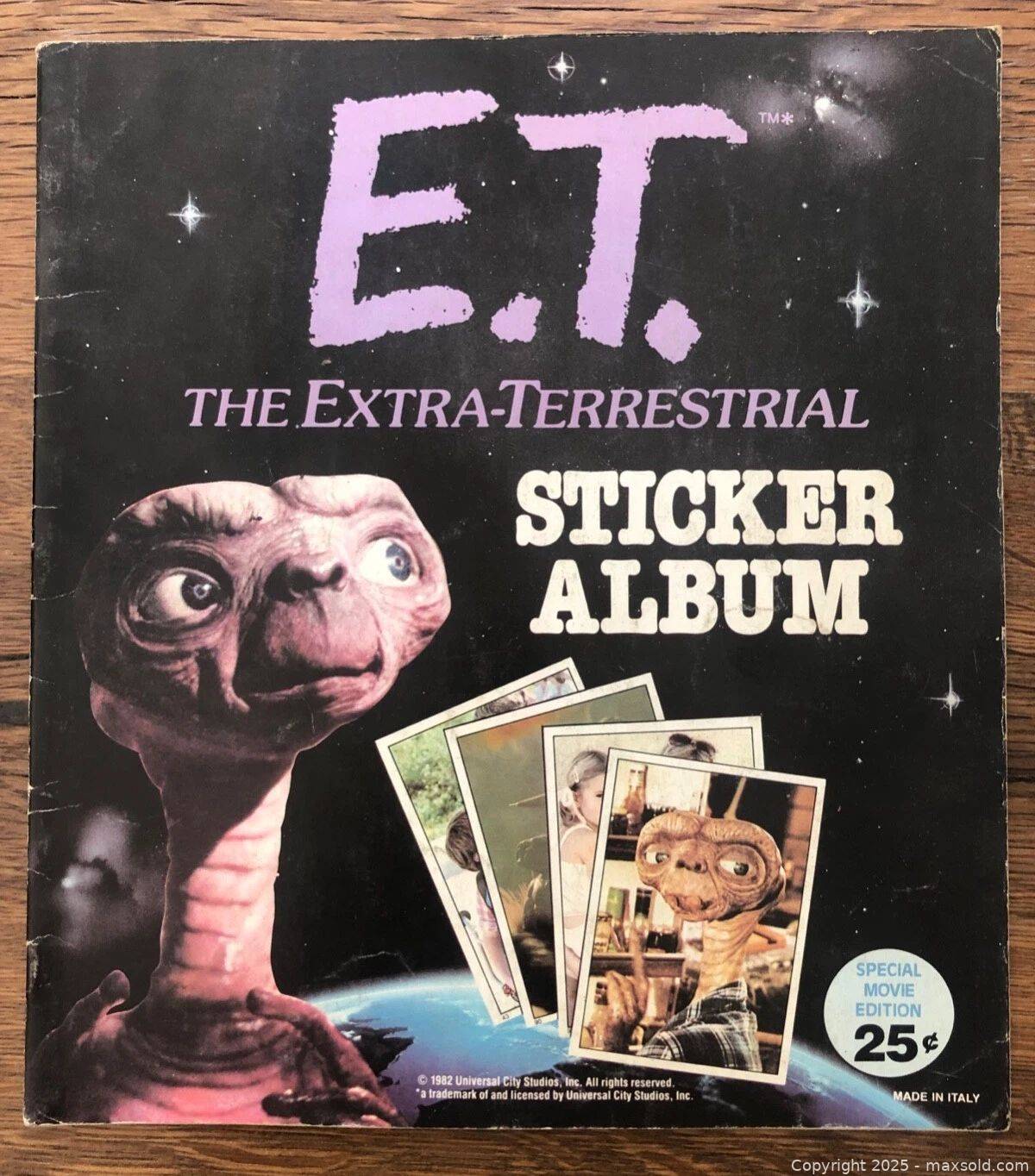 E.T. Sticker Album and Read-Along Record | Maxsold