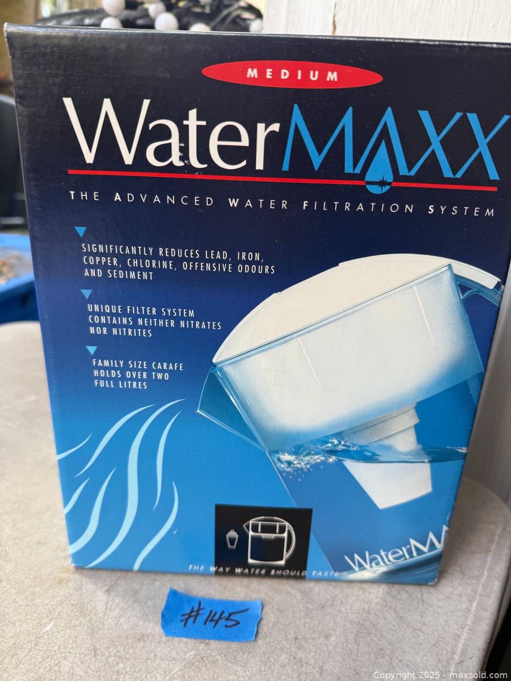 Water Maxx advanced water filtration pitcher new in box | Maxsold