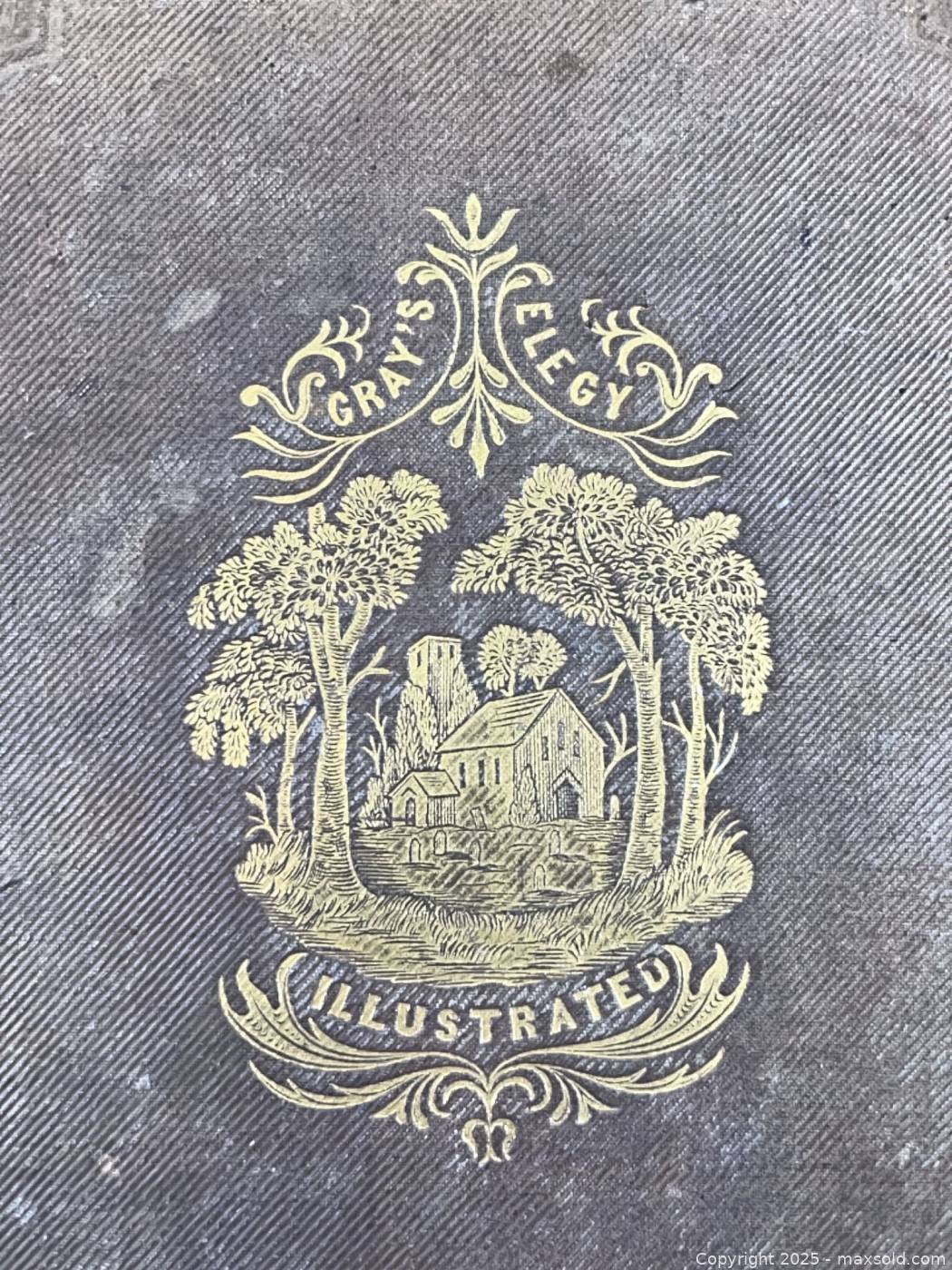 Thomas Gray Elegy Written in a Country Church-Yard illustrated 1845 ...