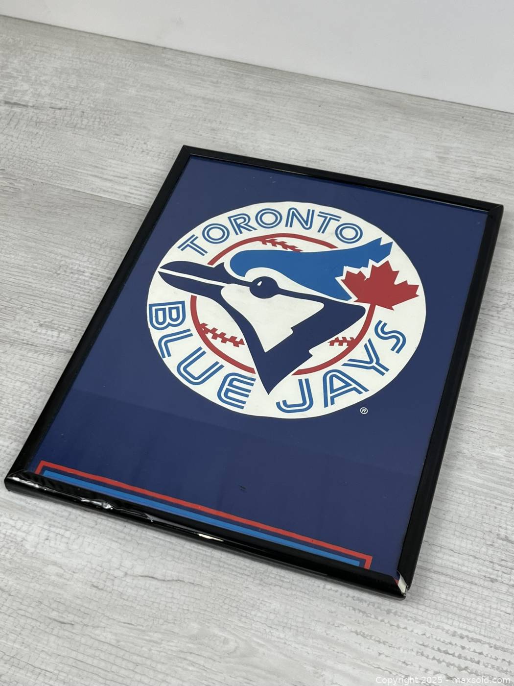 Framed Toronto Blue Jays vintage logo print | Maxsold
