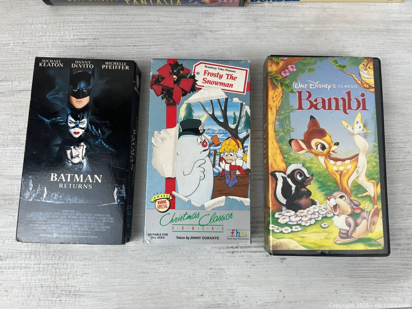 Lot of assorted VHS tapes | Maxsold