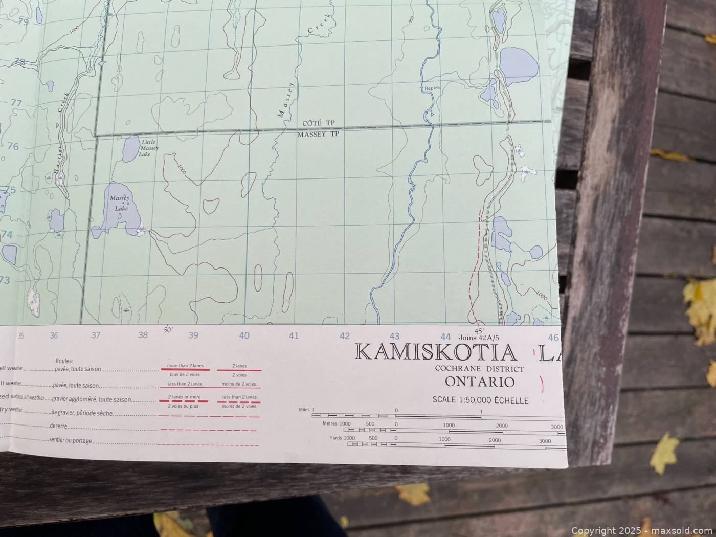 Four Ontario 1:50,000 topographic maps | Maxsold
