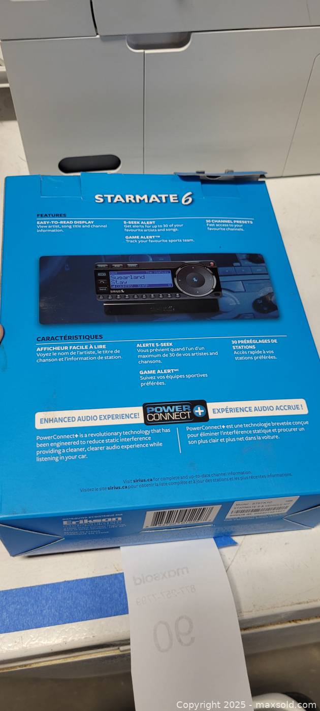 Sirius Starmate 6 satellite radio kit | Maxsold