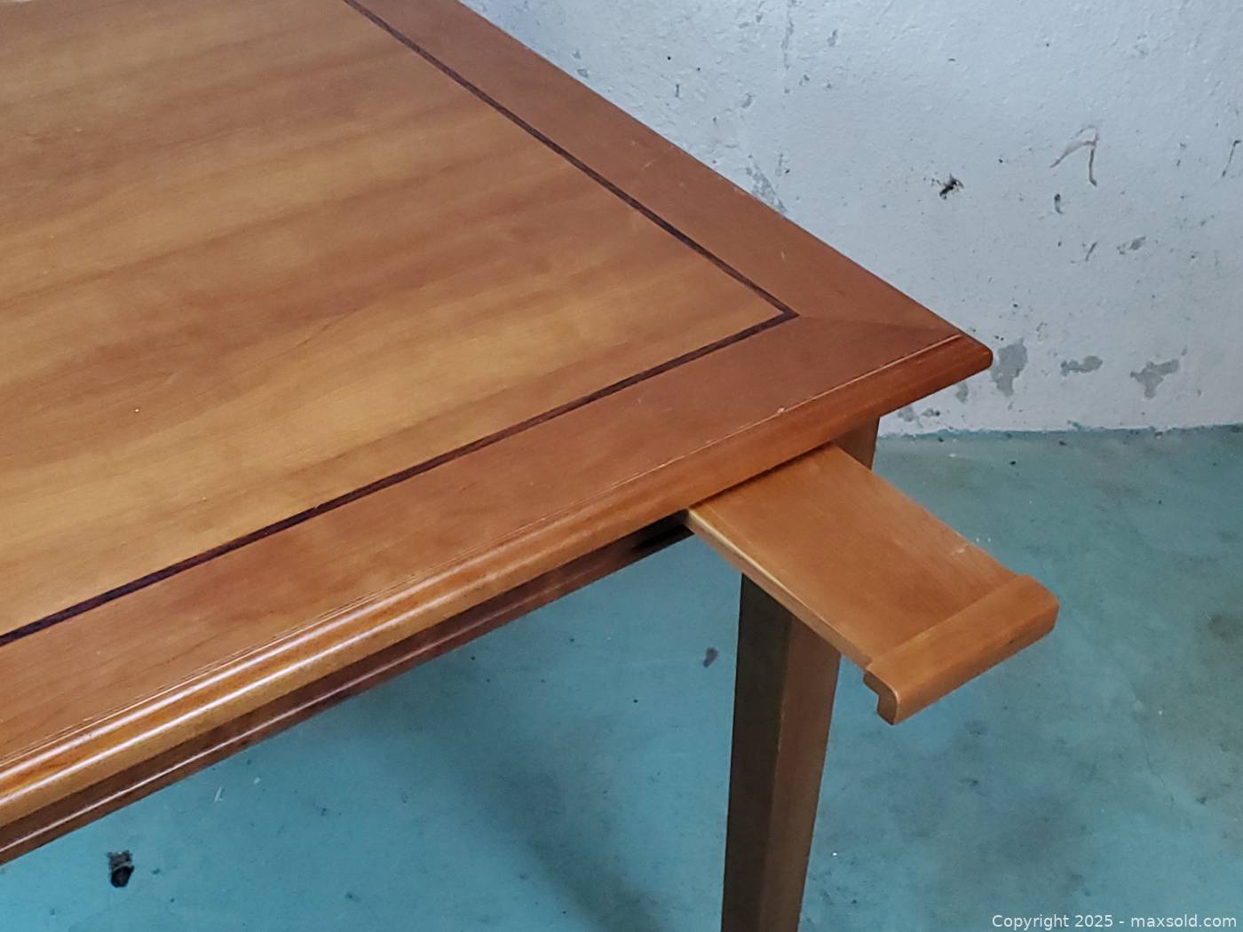 Vintage Rosewood Art Deco Playing Card Table With Two Tablecloths | Maxsold