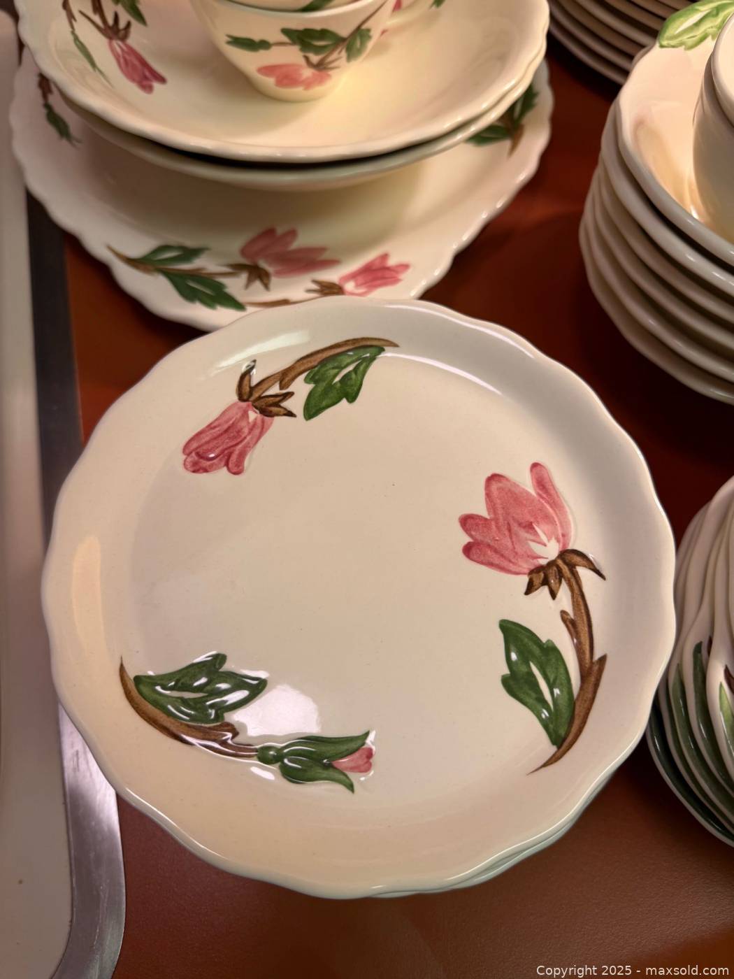 Continental Kilns Green Arbor dinnerware set | Maxsold