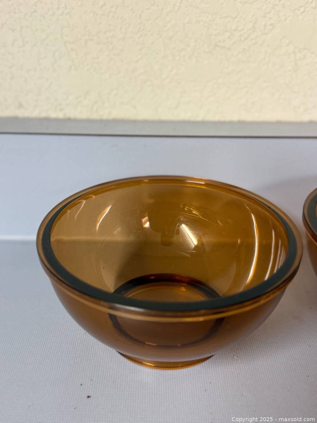 Vintage Dansk amber melamine bowls, set of 2 | Maxsold