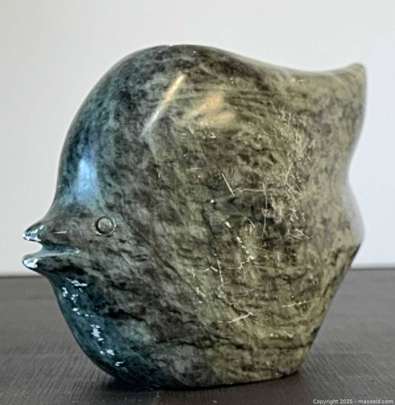 Signed Stone Fish Candle Holder And Figurines | Maxsold