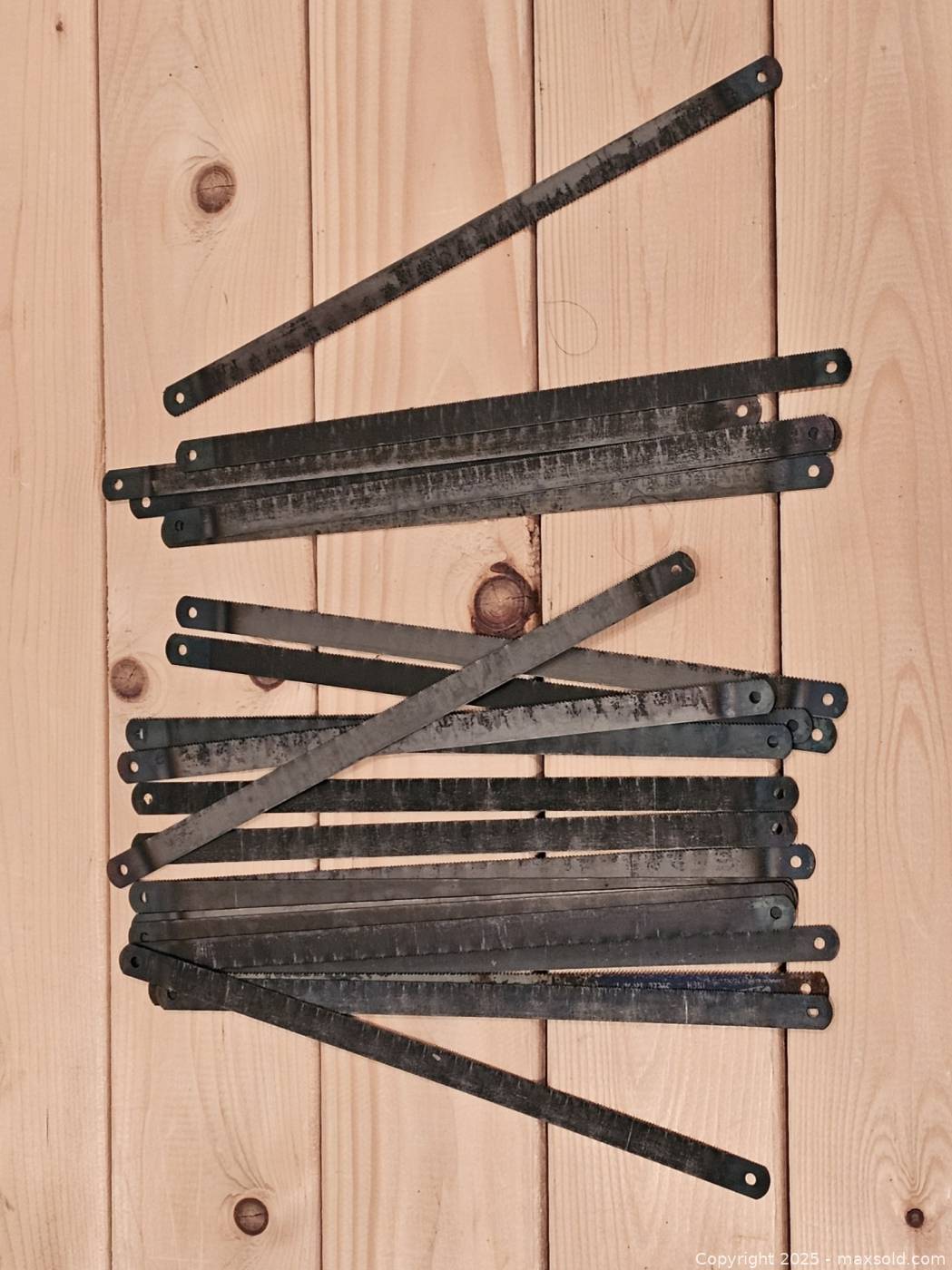 Approx 24 vintage hacksaw blades | Maxsold