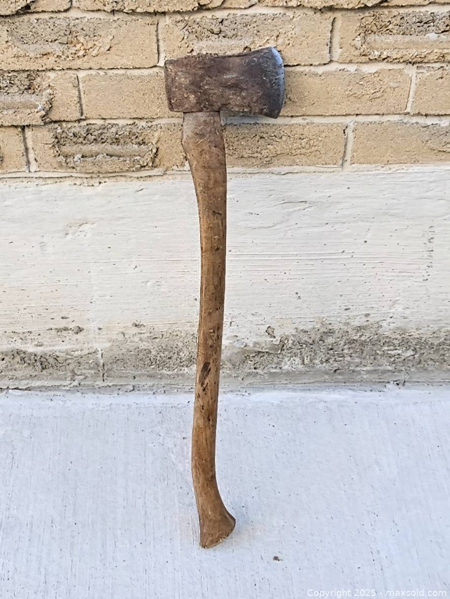 Vintage forged steel single bit axe | Maxsold