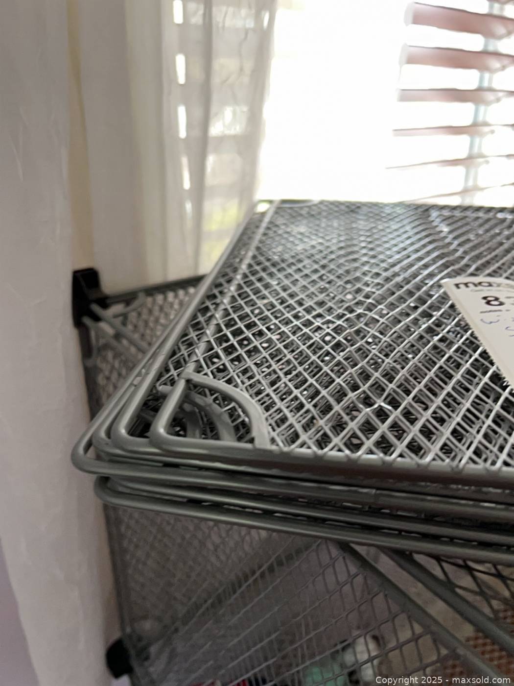 Wire cube shelving unit metal | Maxsold