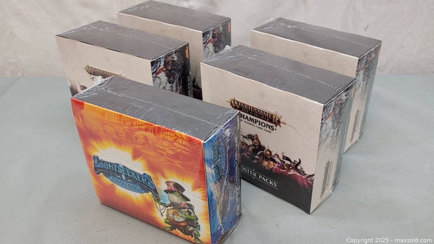 Warhammer Age of Sigmar Champions Booster Boxes and Lightseekers ...
