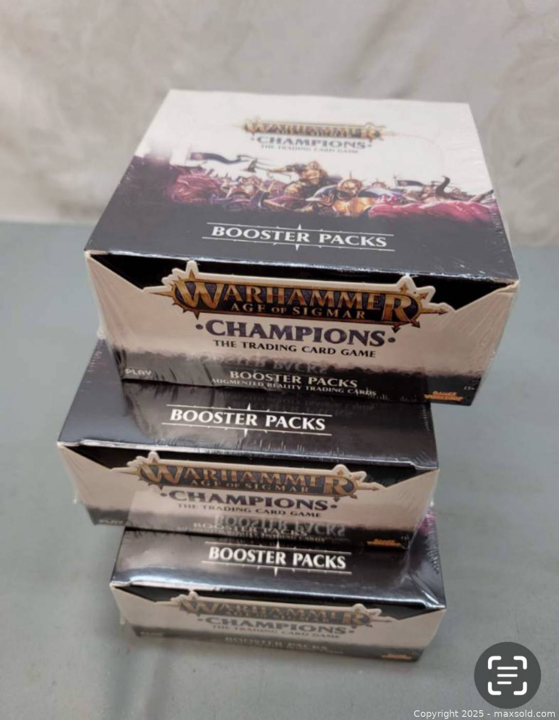Warhammer Age of Sigmar: Champions sealed booster boxes | Maxsold