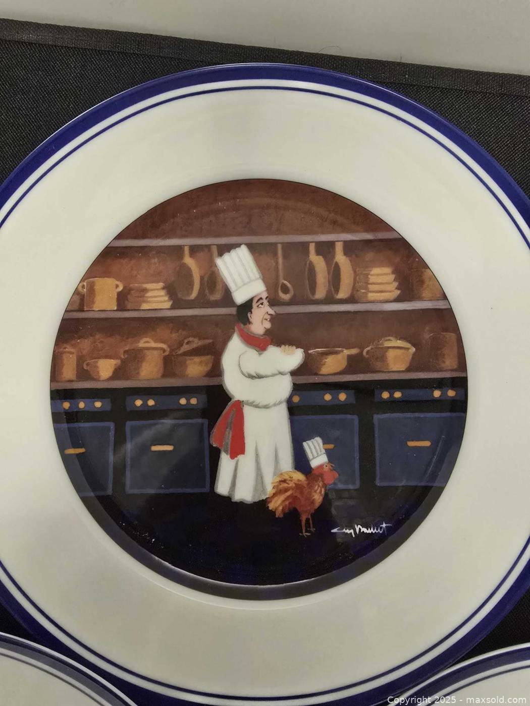 Williams Sonoma Guy Buffet chef plates set | Maxsold