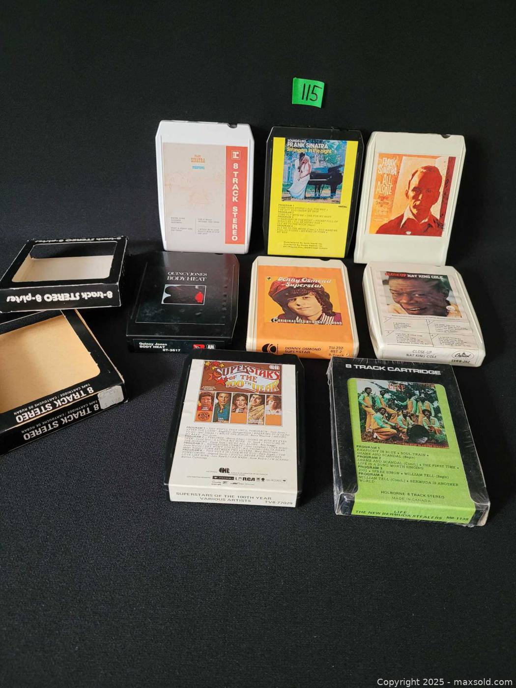 8 vintage 8-track tapes – untested | Maxsold