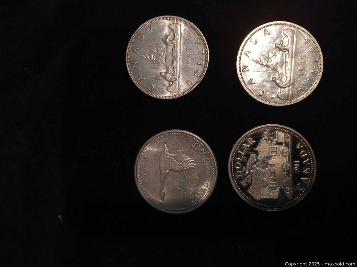 Canadian dollar coins 1959 1961 1967 1981 | Maxsold