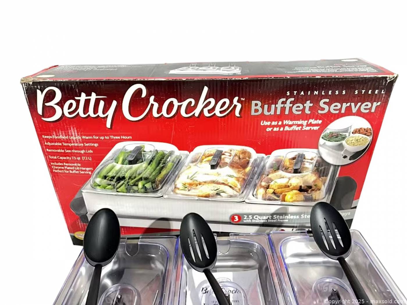 Betty Crocker 3-Pan Electric Buffet Server | Maxsold