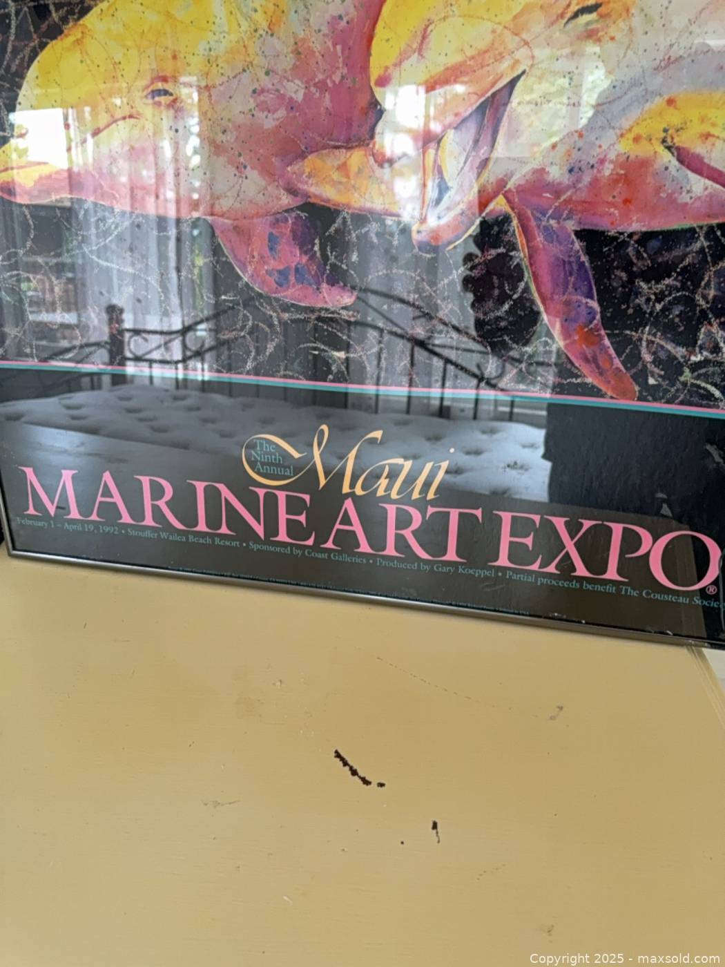 Framed Maui Marine Art Expo Poster & Submersible Marine Print | Maxsold