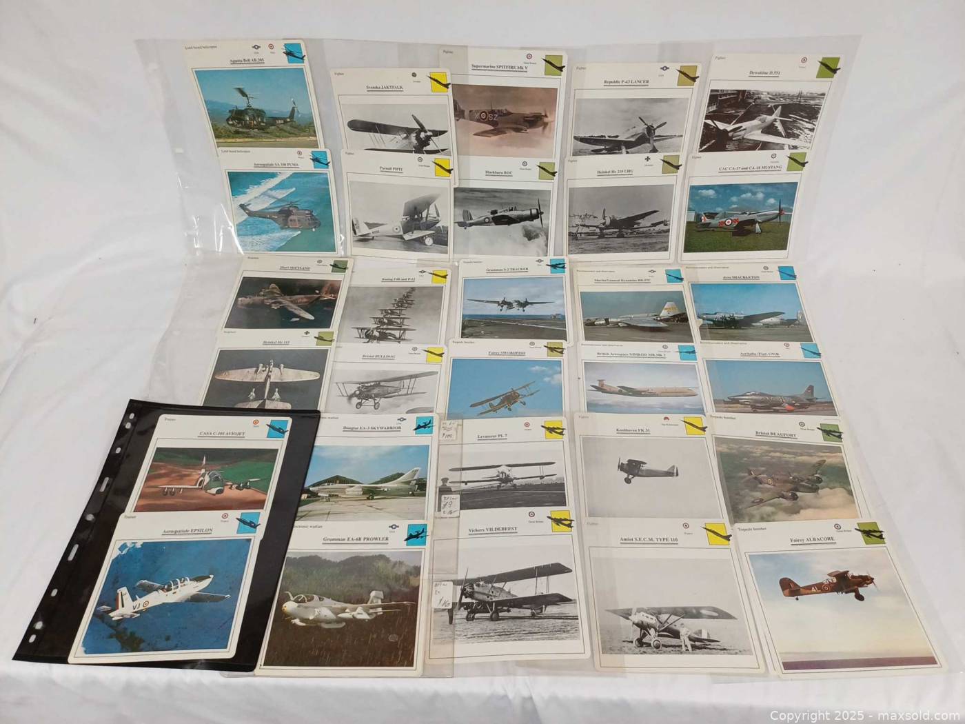 Vintage aviation collector cards, 100, Edito-Service | Maxsold
