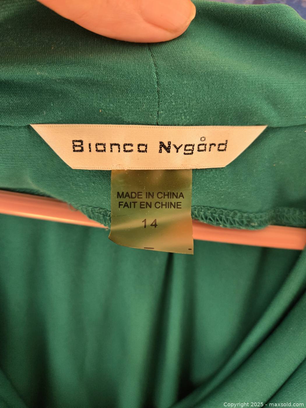 Bianca Nygard Green Sleeveless Top Size 14 | Maxsold
