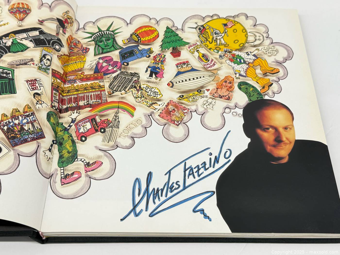 Charles Fazzino 1995 hardcover art book | Maxsold
