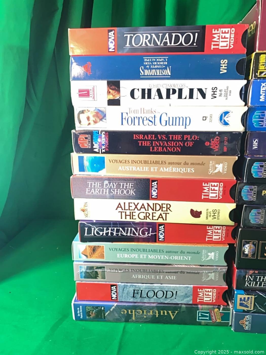 55 VHS movies & documentaries | Maxsold