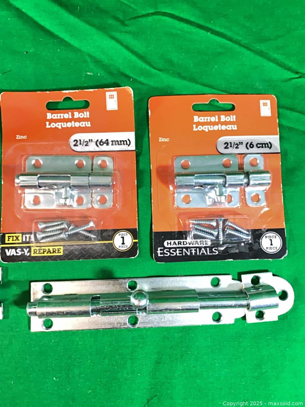 Barrel bolts and hasp locks | Maxsold