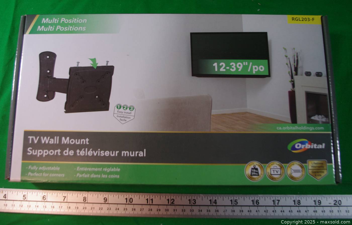 Orbital RGL203-F 12–39" TV wall mount | Maxsold
