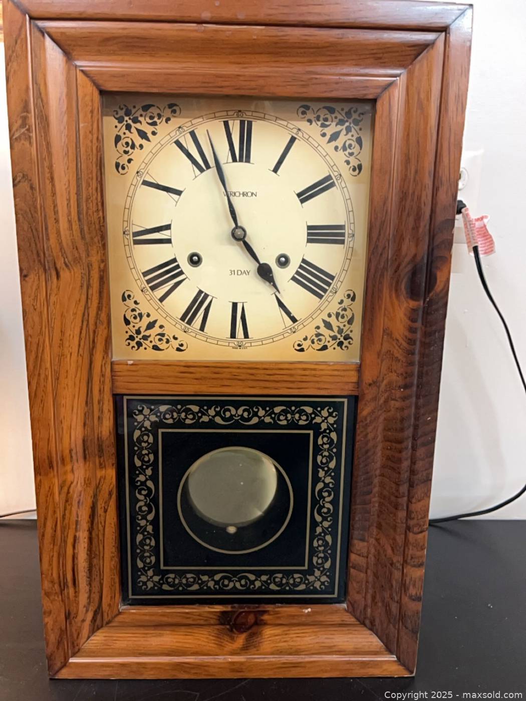 Verichron 31-Day Pendulum Wall Clock | Maxsold