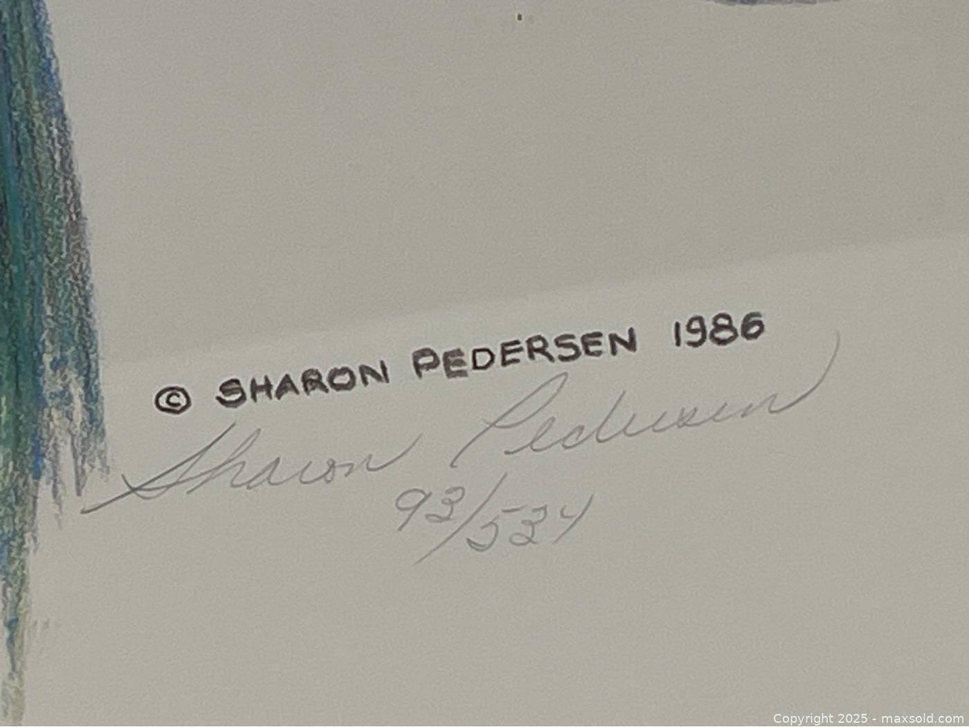 Sharon Pedersen iris limited edition print | Maxsold