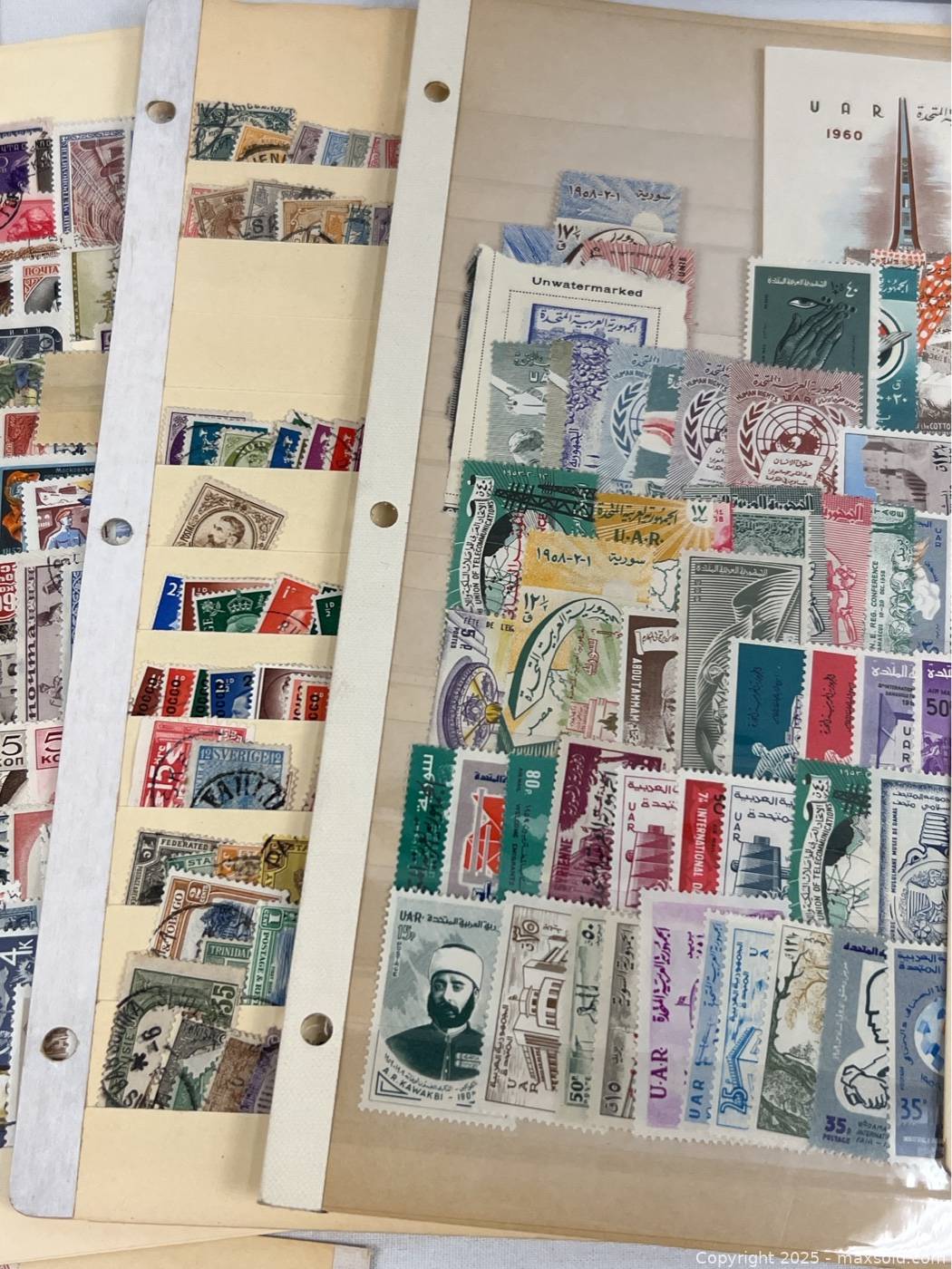 Foreign Postage Stamp Collection Pages | Maxsold