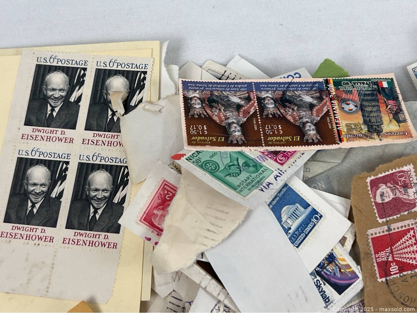 Cancelled U.S. And Foreign Postage Stamps | Maxsold