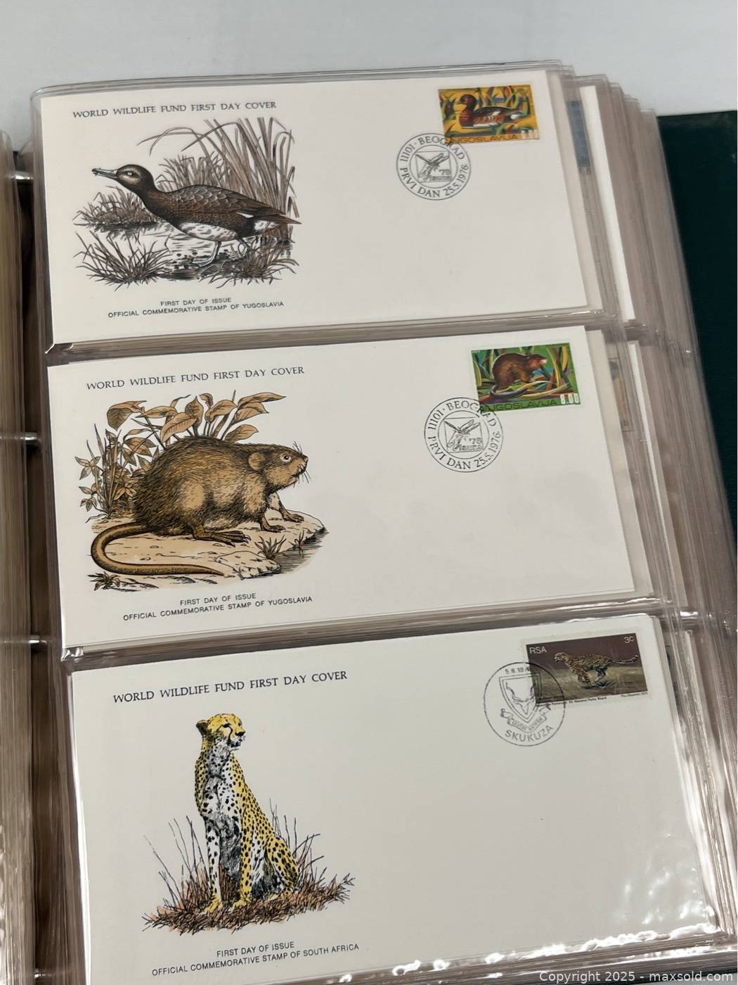 International Collection World Wildlife FDC Album | Maxsold