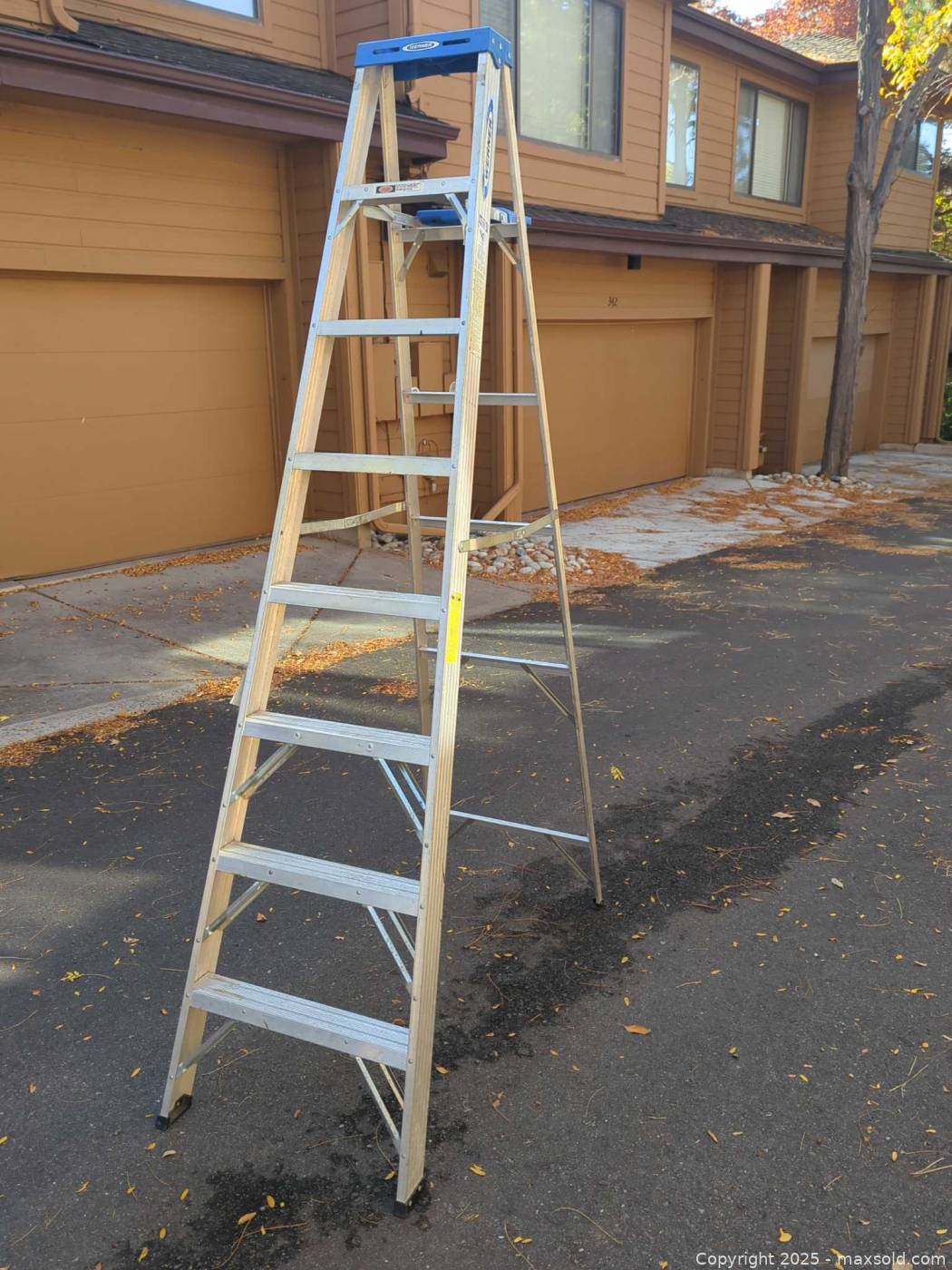Werner 8 ft aluminum A-frame ladder | Maxsold