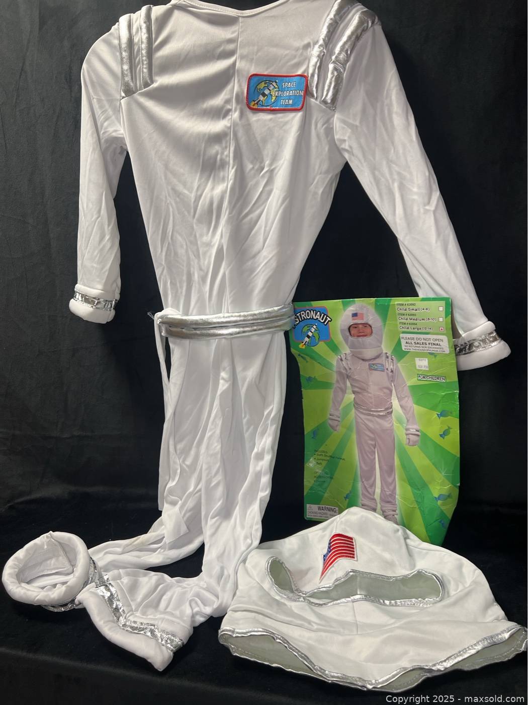 Child astronaut costume white large | Maxsold