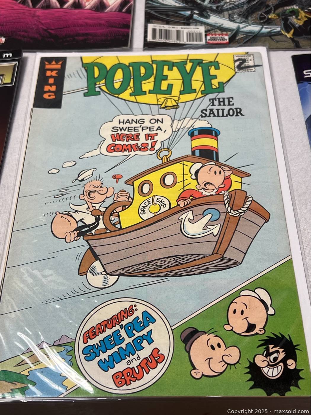 Comic Book Lot – Venom, Mr. T, Popeye, Power Rangers | Maxsold