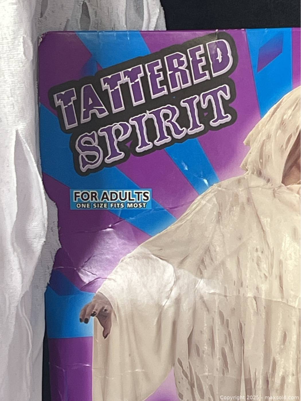 Seasons Tattered Spirit Adult White Costume Robe | Maxsold