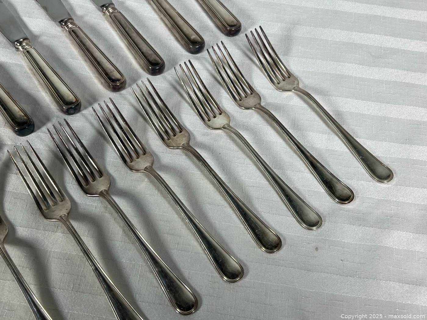Birks Regency Plate Flatware, 22 Pieces | Maxsold