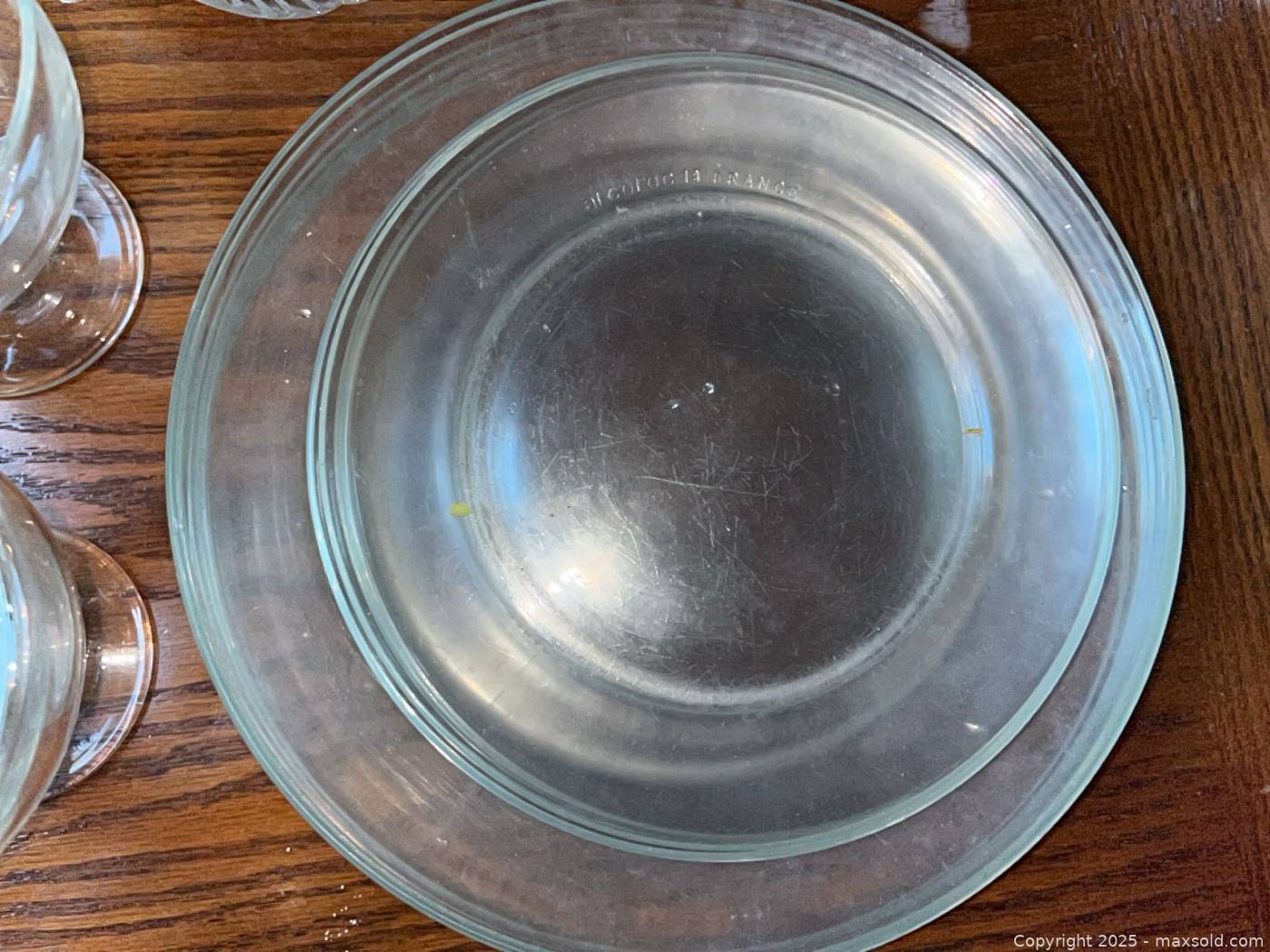 Large 46-Piece Clear Glass Dishware Lot | Maxsold