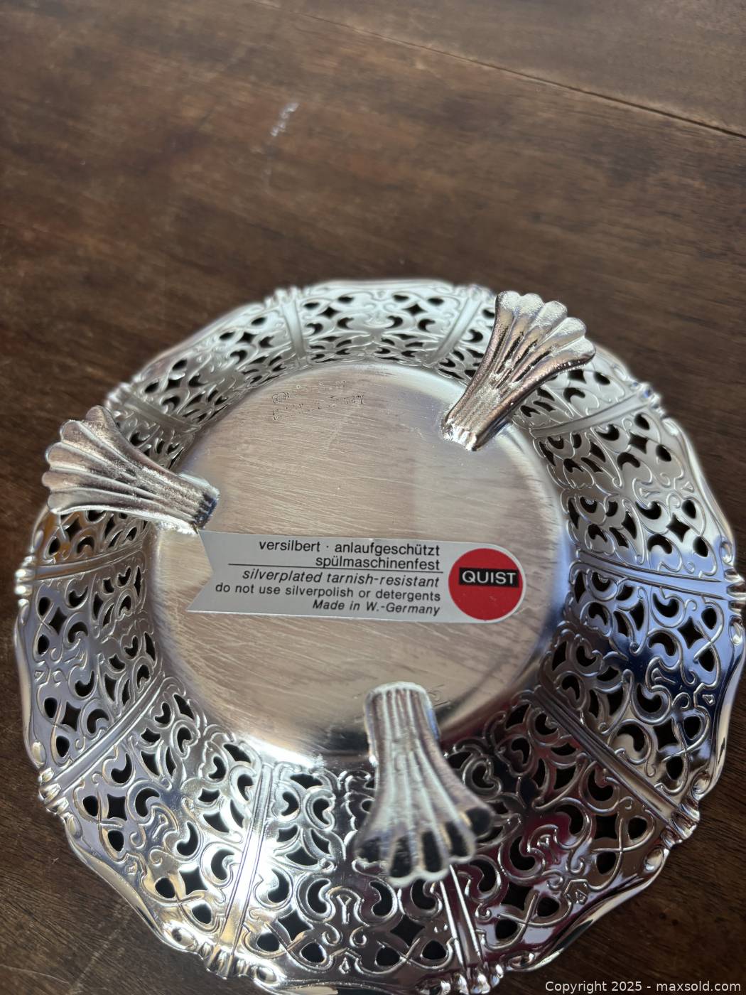 Vintage Quist silver plated candy dish with box | Maxsold