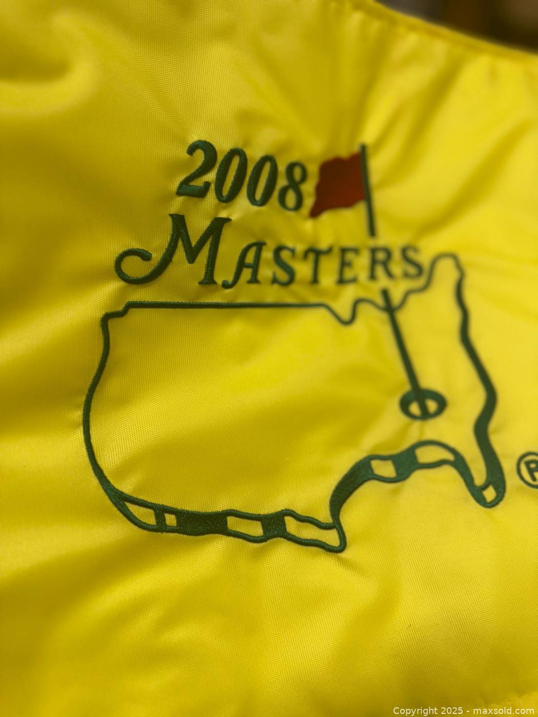 2008 Masters Tournament golf flag | Maxsold