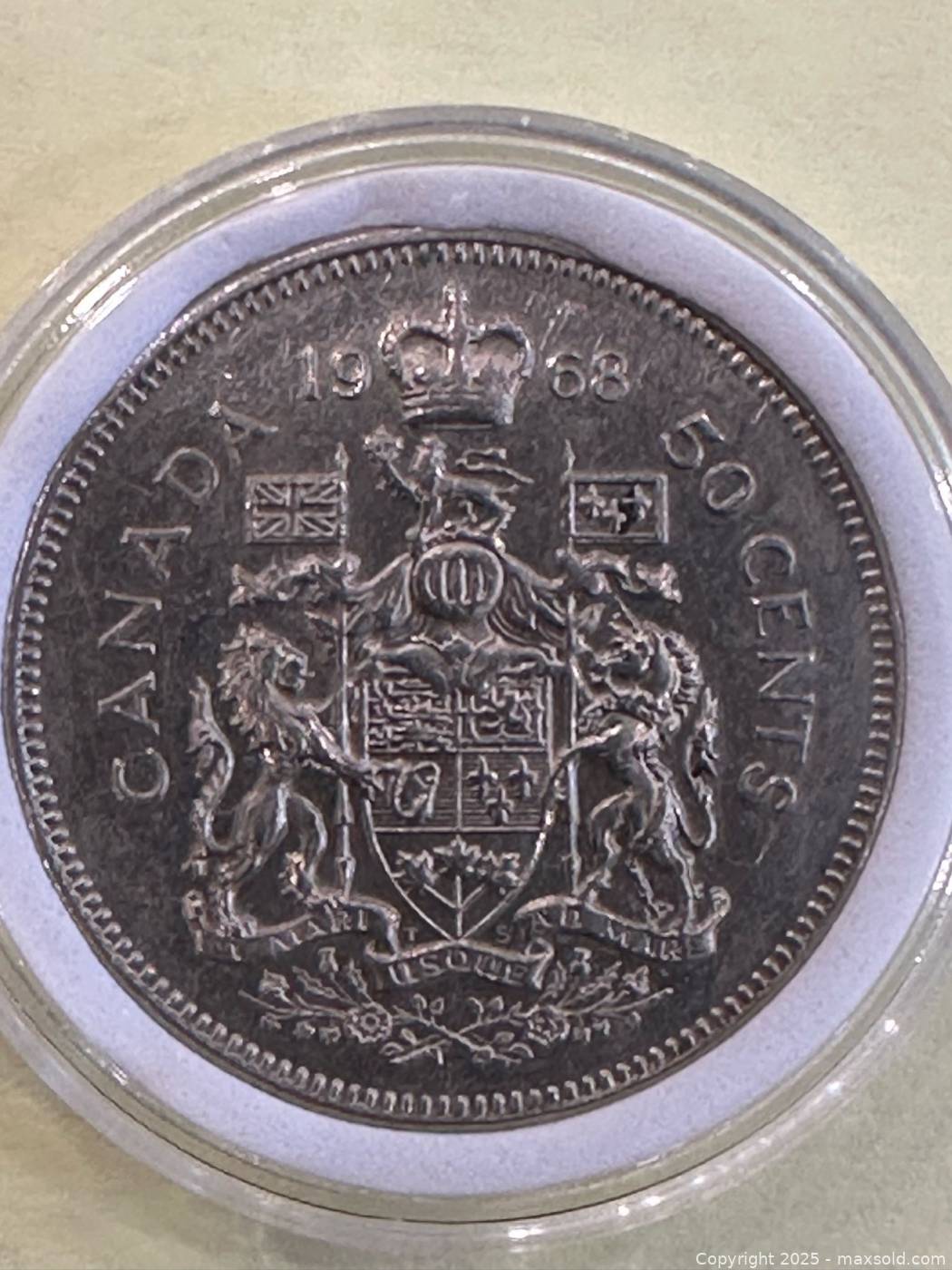 1968 Canadian 50 Cent Coin | Maxsold