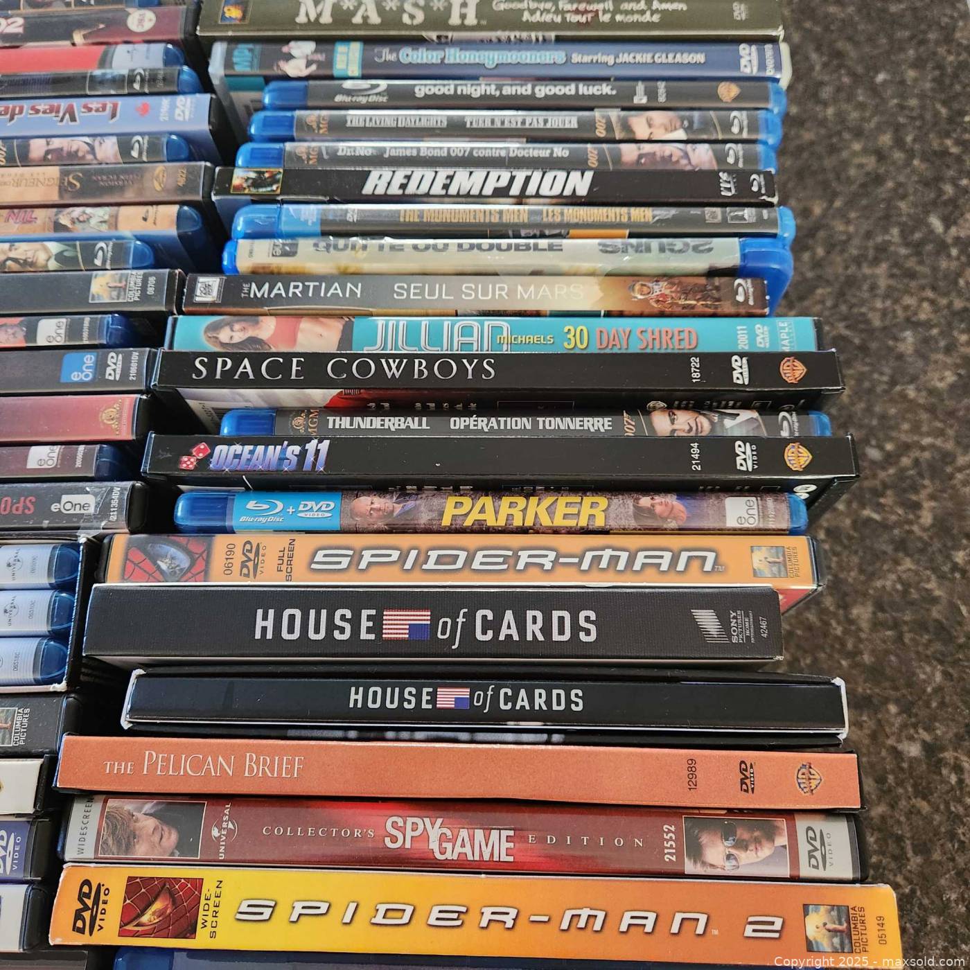Approx. 100 DVD and Blu-ray Movies & TV | Maxsold