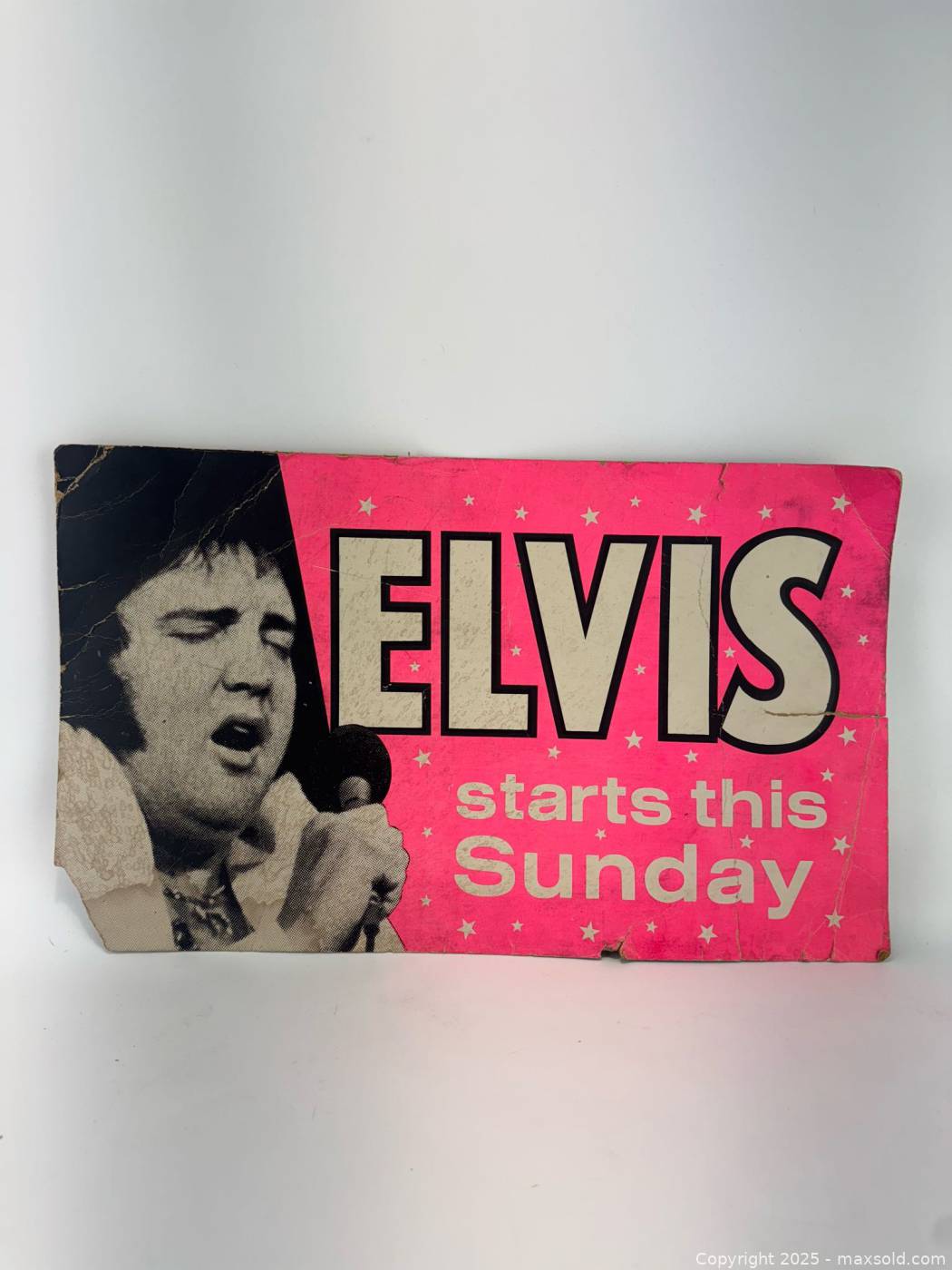 Vintage Elvis Presley promotional poster | Maxsold