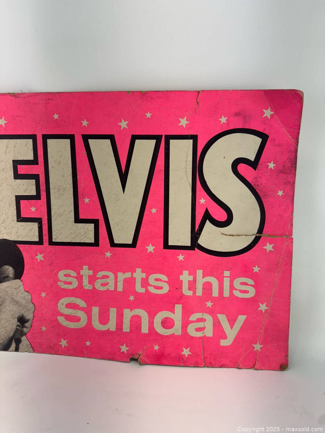 Vintage Elvis Presley promotional poster | Maxsold