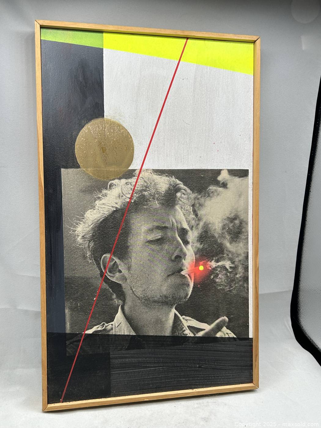 Mixed media collage by Kerry Hyatt, 2014 | Maxsold