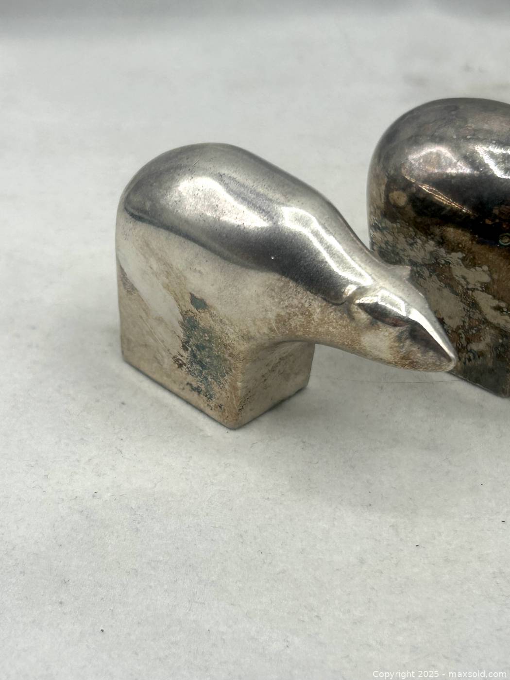 Dansk silver-plated animal paperweights | Maxsold