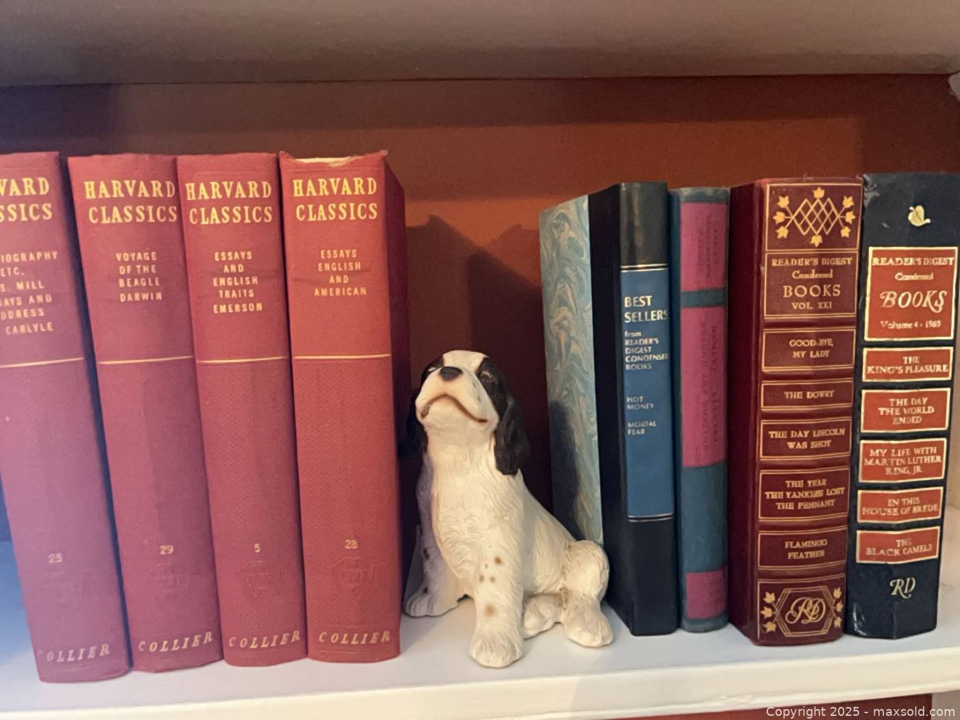 Classic literature hardcovers 12 with 2 bookends | Maxsold