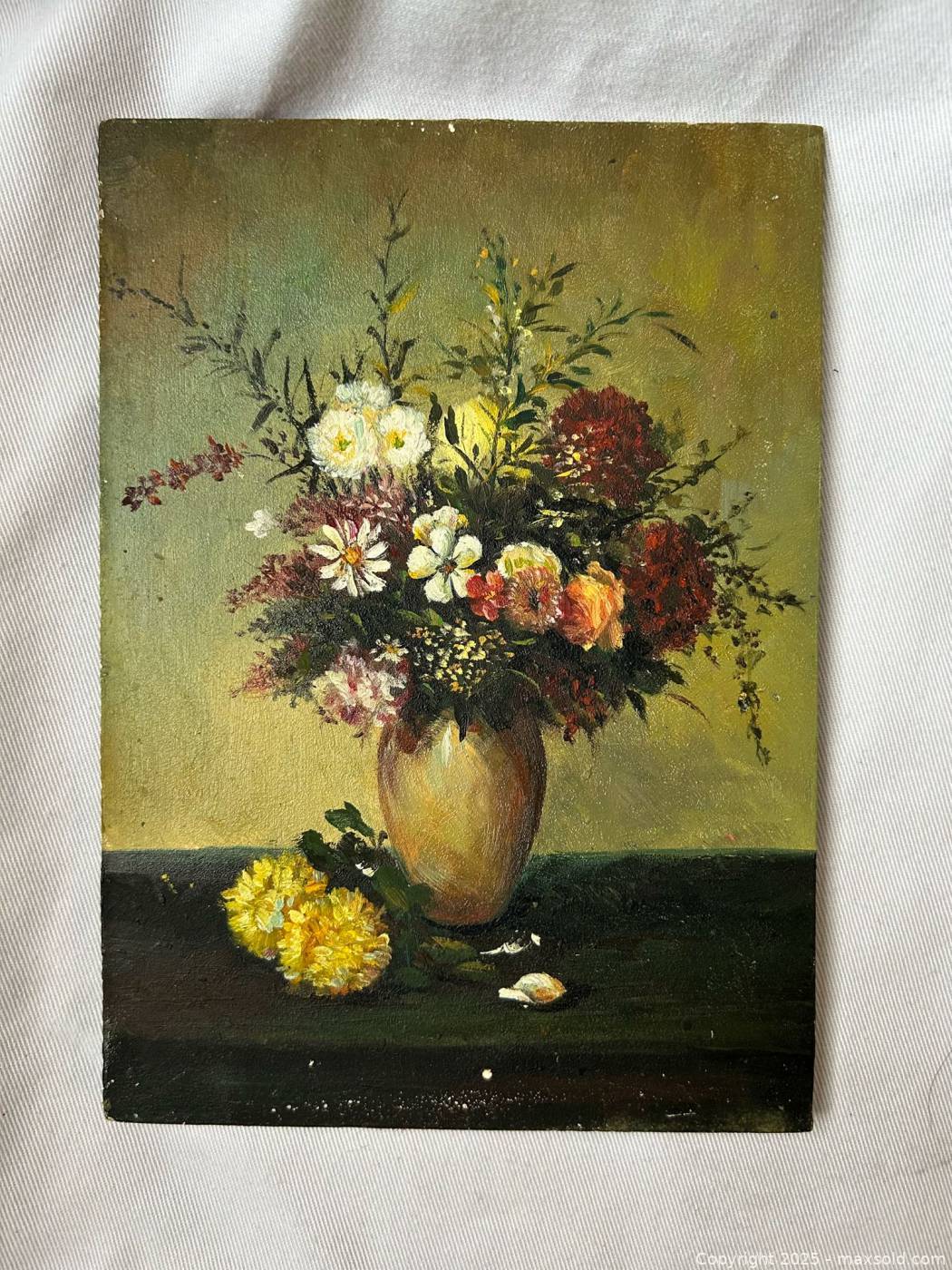 Six Oil Paintings On Wood Panels | Maxsold