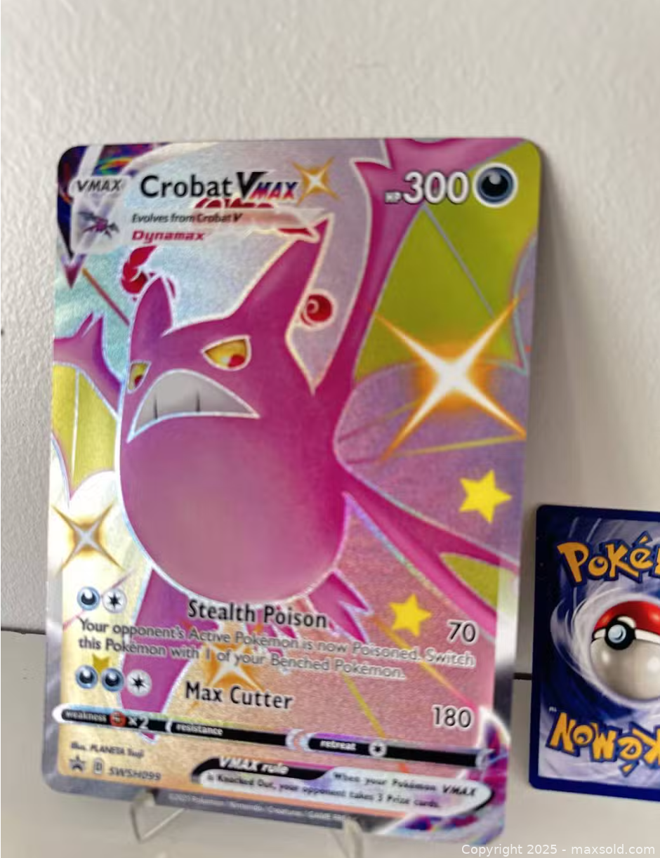 Pokémon TCG Crobat VMAX Jumbo Promo Card | Maxsold