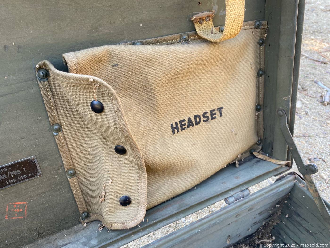 Vintage U.S. Army Signal Corps Wood Case | Maxsold